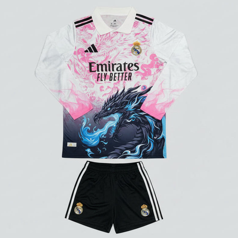 RL Madrid Pink & Blue Dragon Full Sleeve Special Edition Jersey ...